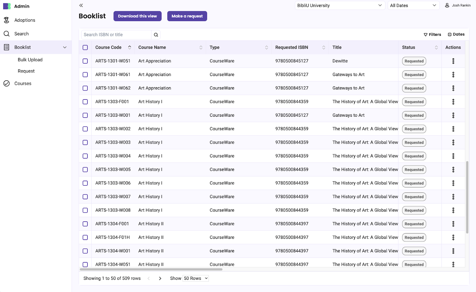 Using Our Adoption Tool – BibliU