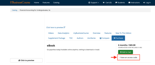 Accessing your Cambridge Courseware with access codes – BibliU