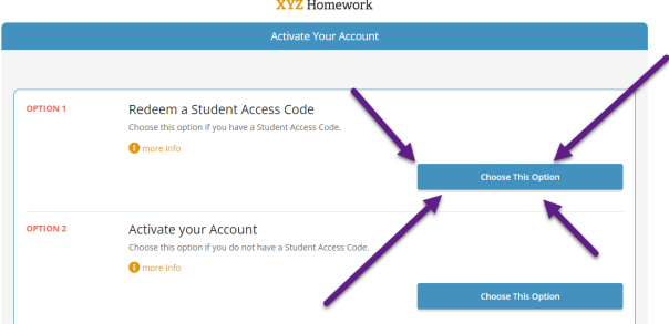 Accessing your XYZ courseware with access codes – BibliU